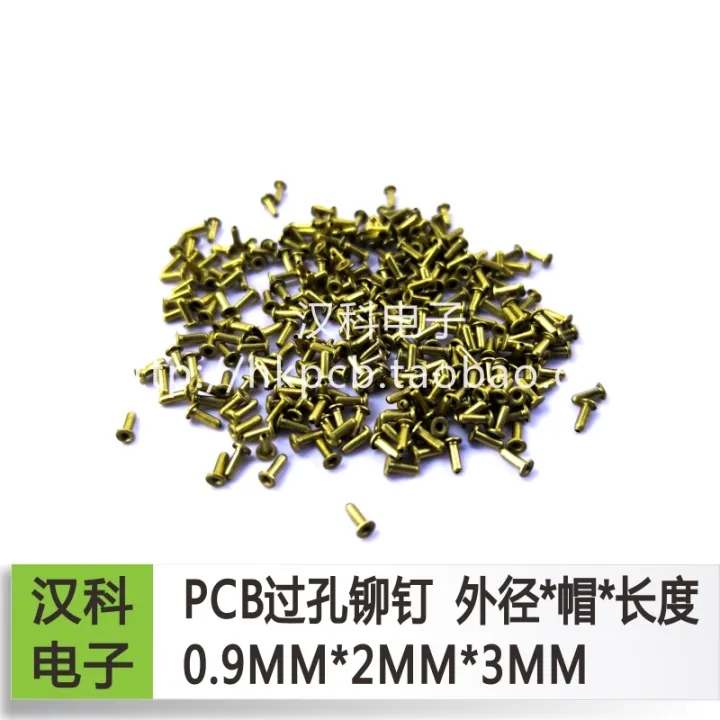 0.9MM External Diameter PCB Through-Rivet Hollow Copper Rivet Double ...
