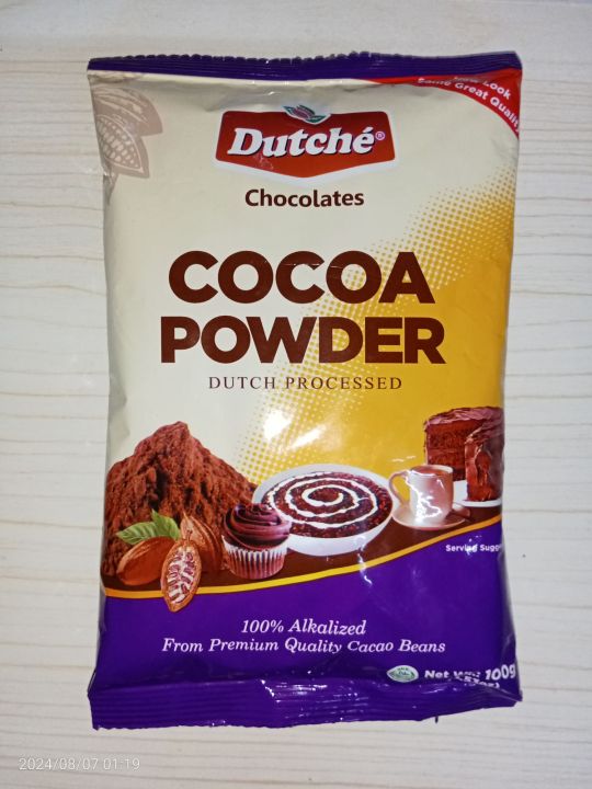 Dutche Chocolate Alkalized Cocoa Powder 100g | Lazada PH