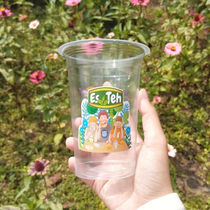 Sticker Label Cup Minuman Es Teh Kartun | Lazada Indonesia Sticker Label Cup Minuman Es Teh Kartun | Lazada Indonesia