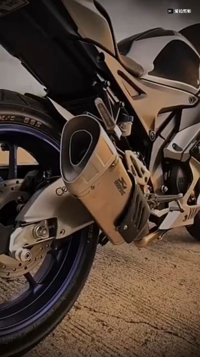 Runye Cars Akrapovic M1 38-51MM Universal Motorcycle Exhaust Muffler ...