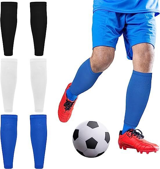 Calf Sleeves Polyester Leg Sock Calf Leg Shin Support Relieve Prevents ...