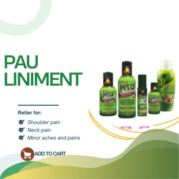 PAU LINIMENT & PAU MASAJE OIL 10ml/30ml/60ml/roll on | Lazada PH