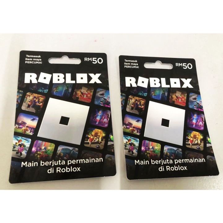 [NO COD🇲🇾] ROBLOX Roblox Gift Card RM50 RM125 Game Card Malaysia Roblox ...