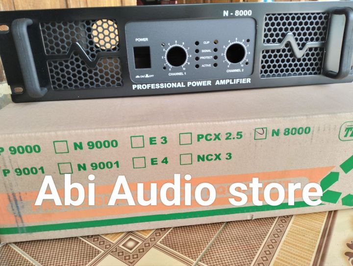 Bok power amplifier N8000 Bahan plat hitam tebal | Lazada Indonesia