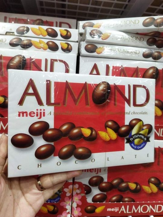 MEIJI ALMOND CHOCOLATE (173 grams) a combination of almonds & chocolate ...