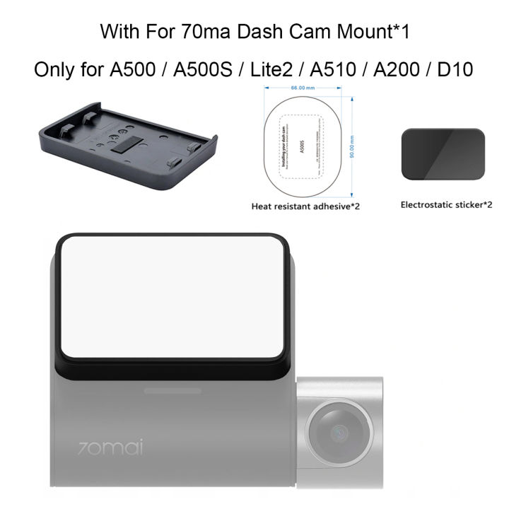 for 70mai Dash Cam Mount For 70mai Dash Cam Pro Plus+ A500S 70mai Lite2 ...