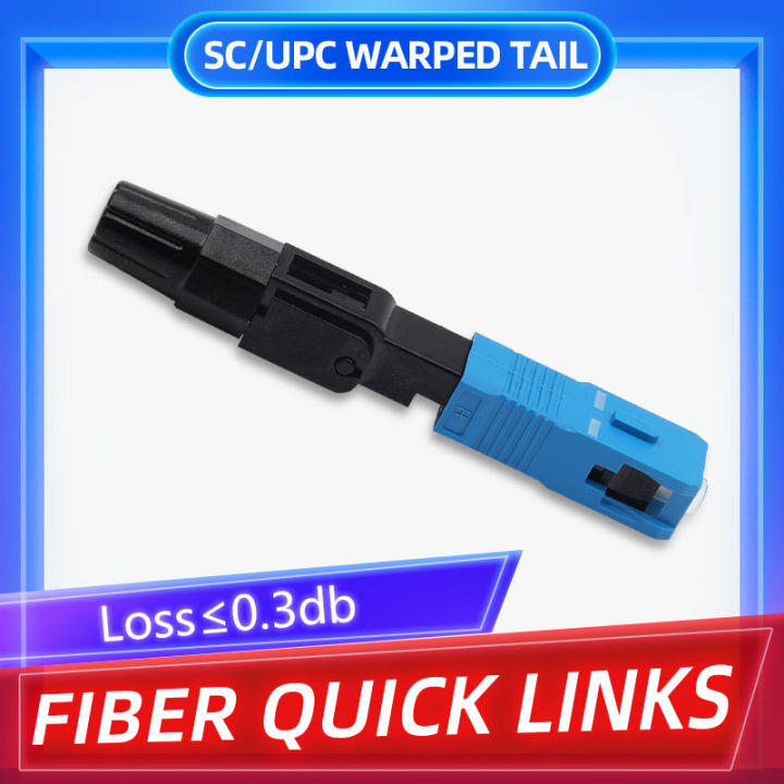 Fiber Optic Adapter 5 Pcs SC LC FC -APC/UPC FTTH Embedded Fiber Optic ...