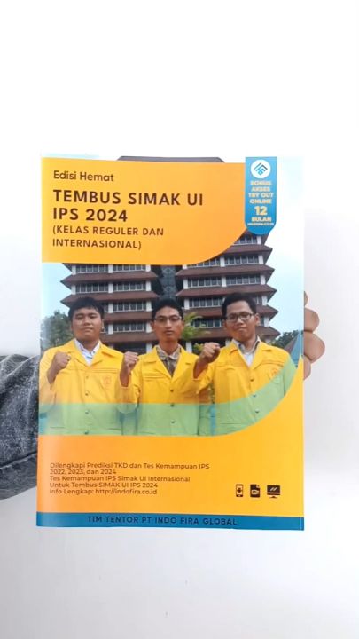 Terbaru Buku TEMBUS SIMAK UI IPS (Edisi Hemat + Free Akses Online) Sesuai Dengan Kisi-kisi ...
