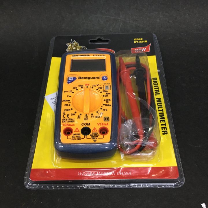 BestGuard Digital Multimeter I2042 DT 321B | Lazada PH