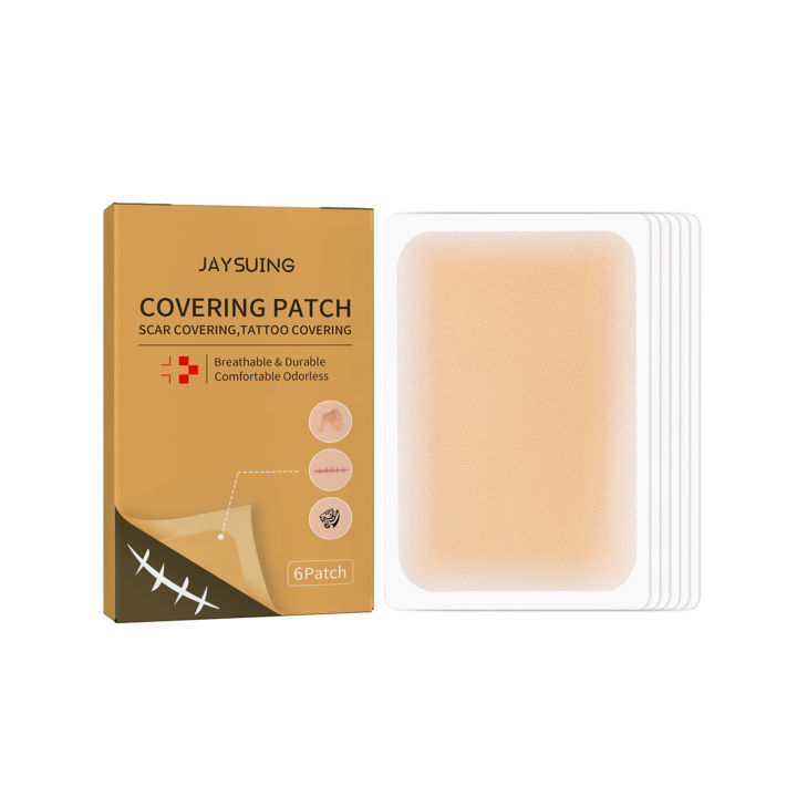 Jaysuing Scar Tattoo Covering Patch Skin Invisible Concealer Sticker ...