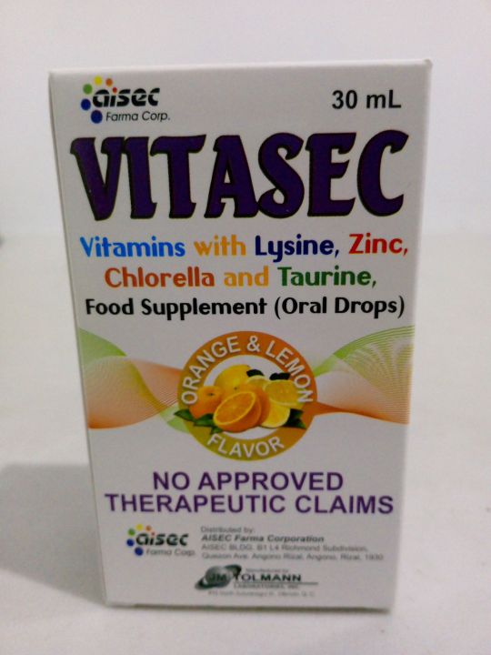 VITASEC ORAL DROPS (30mL) | Lazada PH