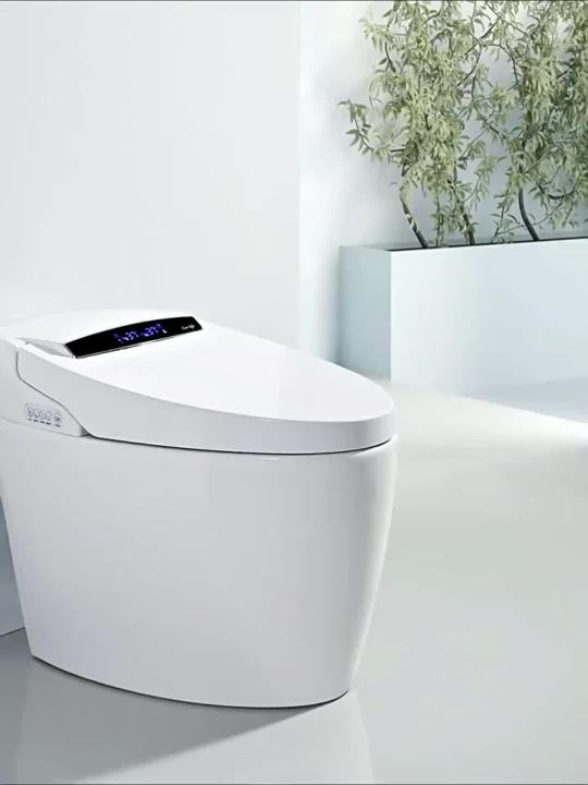 Luxury Smart Toilet Bowl Set With Tank Automatic Dual Flush Bidet Spray ...