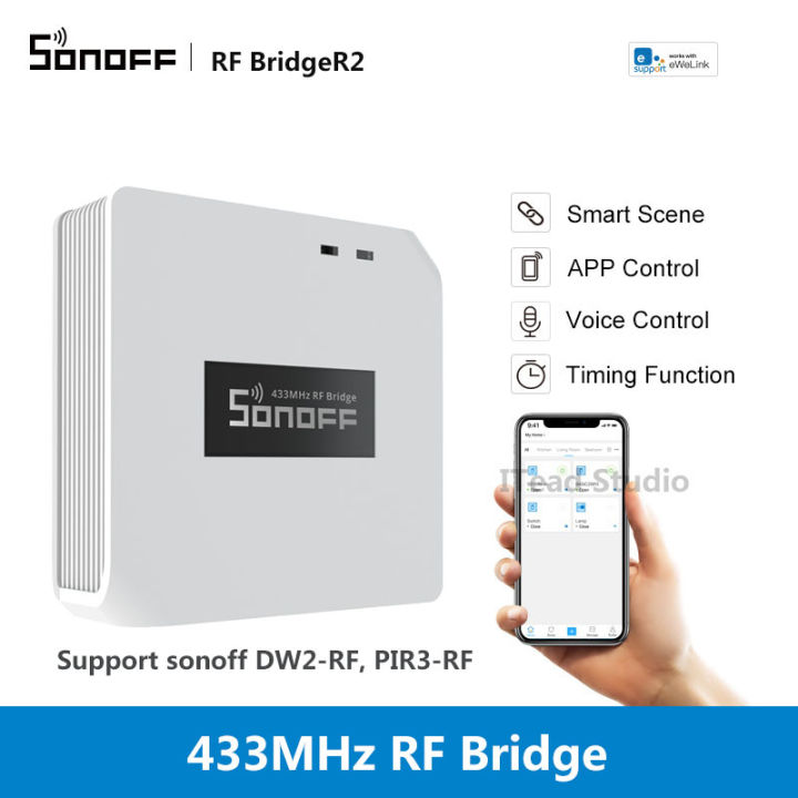 ITEAD SONOFF RF Bridge R2 433MHz Smart Bridge Gateway eWeLink APP ...