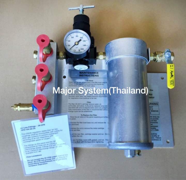 3M W-2806 ตัวกรองฝุ่นและน้ำมันจากแหล่งอากาศ Compressed Air Filter and Regulator Panel | Lazada.co.th