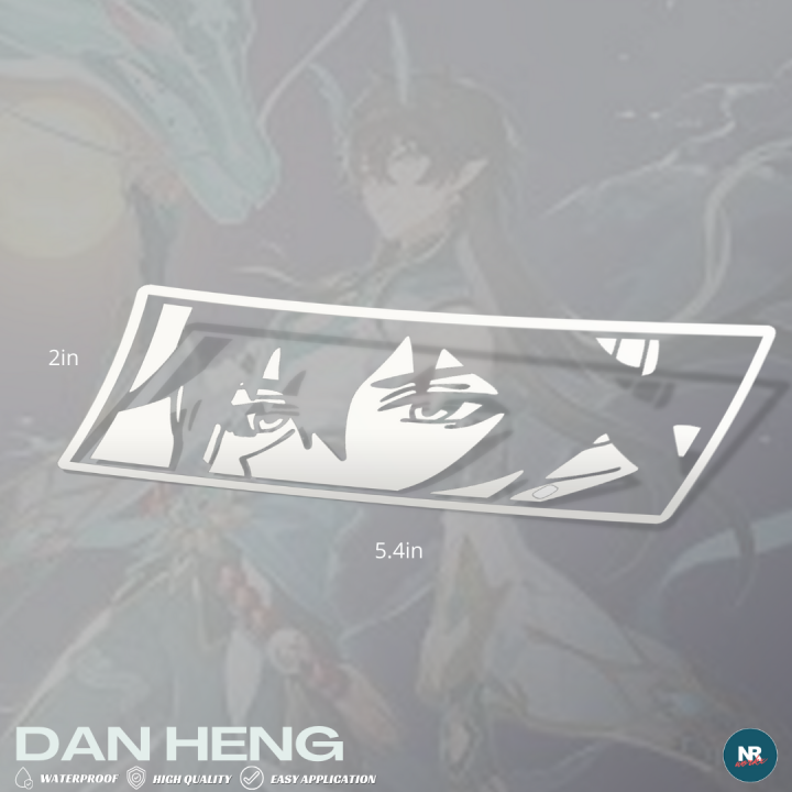 Dan Heng Honkai Star Rail Vinyl Decal Gaming Sticker | Lazada PH
