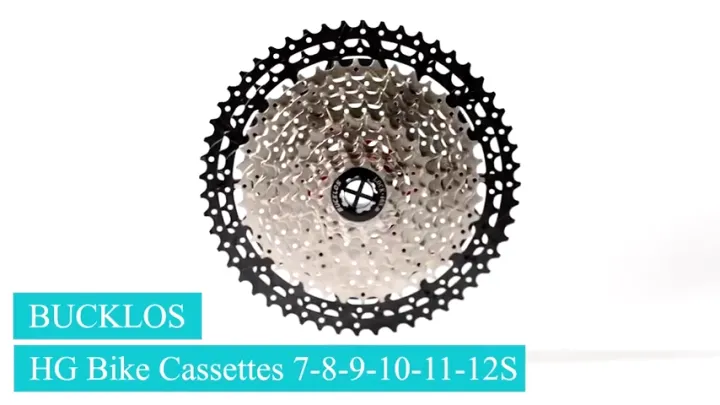 BUCKLOS MTB Cogs Road Bike Cassette Cogs 8/9/10/11/12 Speed Freewheel ...