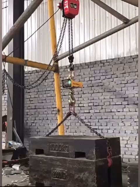 ELECTRIC CHAIN HOIST / CHAIN BLOCK ELEKTRIK 1 TON 6 METER 3 PHASE 380V ...