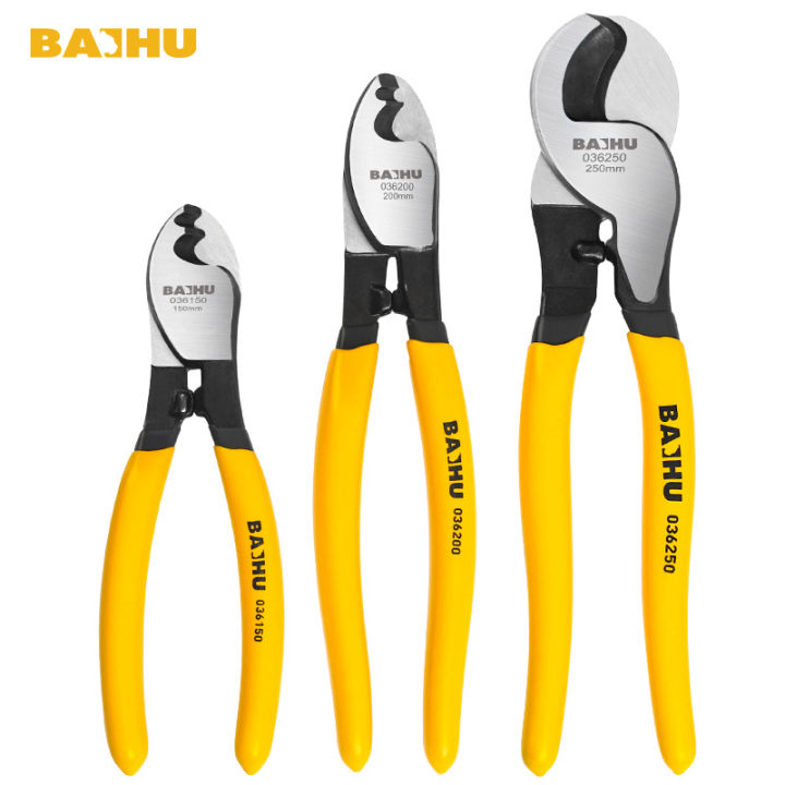 BAIHU Cable cutter Wire Stripper Pliers Chromium vanadium steel forging ...