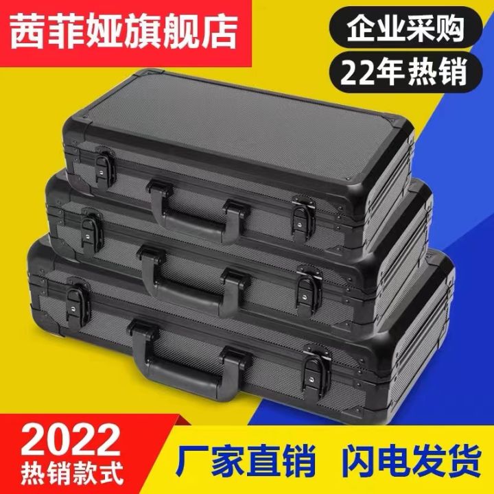 Portable Hardware Aluminum Toolbox Equipment Safety Box Household ...