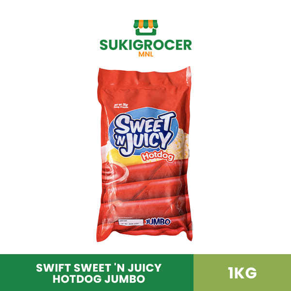 Swift Sweet 'n Juicy Hotdog Jumbo 1KG | Lazada PH