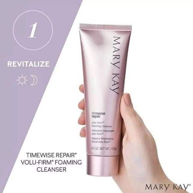 💯% ORIGINAL 😍 Mary Kay TimeWise Volu-Firm Foaming Cleanser | Lazada