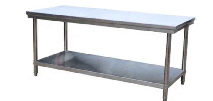STAINLESS WORKING TABLE TWO LAYER 150X60X80CM | Lazada PH