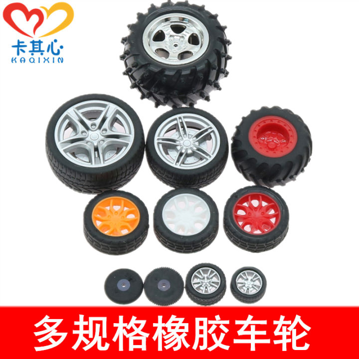 Premium Rubber Car Wheels Miniature Multi-Specification Tires Toy Car ...