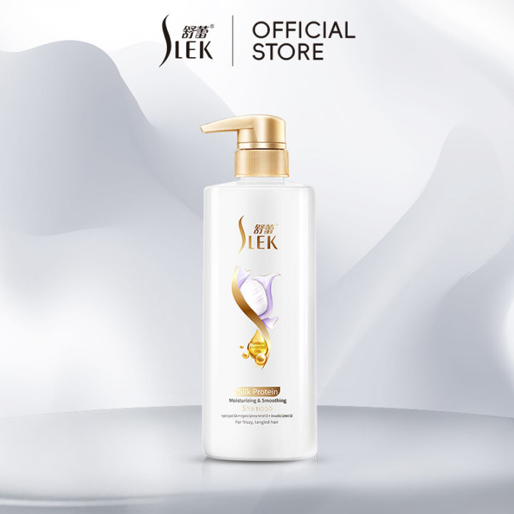 【Bulacan delivery】SLEK 舒蕾 Silk Protein Moisturizing&Smoothing Shampoo 500ml 蚕丝洗发露【Dry and ...