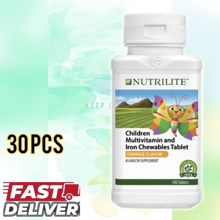 NUTRILITE Chewable Multivitamin & Iron (trial pack) | Lazada