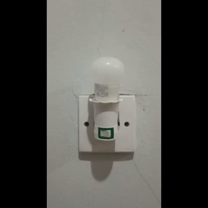 Lampu Tidur Fitting Colok dengan Led Philips Led Warm White On Off ...