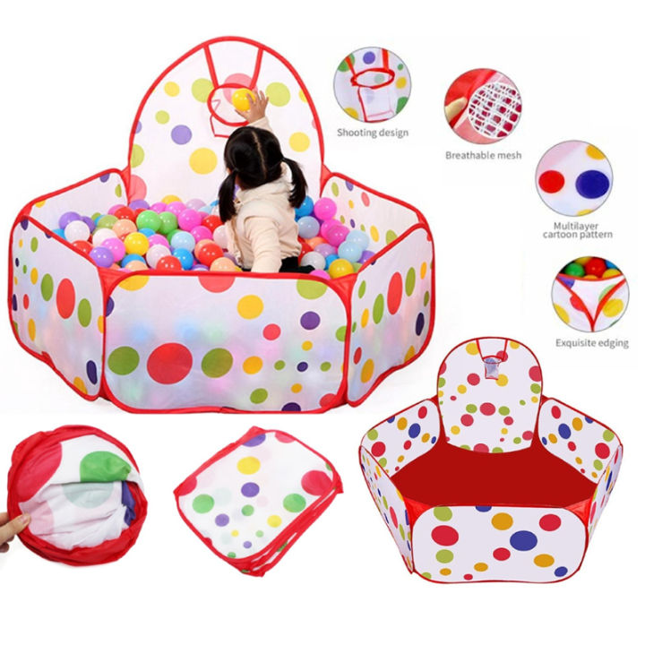 [READY STOCK]1.5M/1.2M/1M Foldable Ocean Ball Pool Doraemon Kids Ball ...
