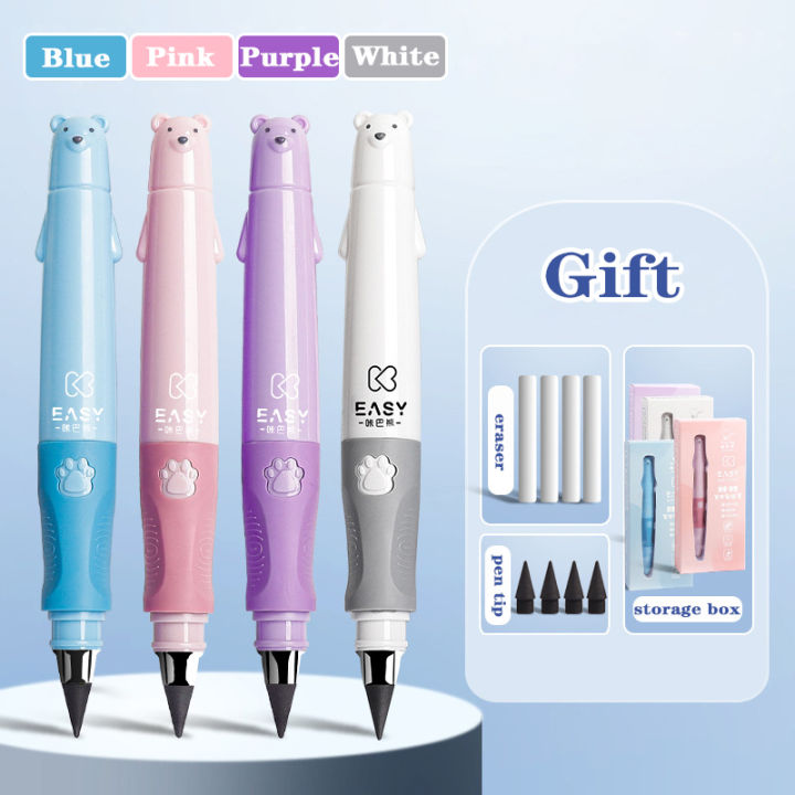 Cute Infinity Pencils Eternity Pencil Set Mechanical Unlimited Pens Art ...