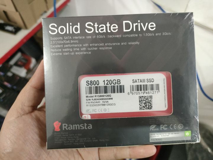 120GB | 256GB | 512GB SSD 2.5" RAMSTA SATA III | Lazada PH