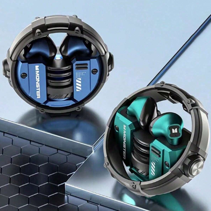 Monster XKT10 Long Endurance Bluetooth 5.2 Wireless Gaming Headset ...