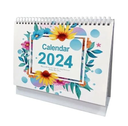 🔥 Fast delivery🔥2024年英文台历记事本 Table Calendar 2024-2025 English Calendar ...