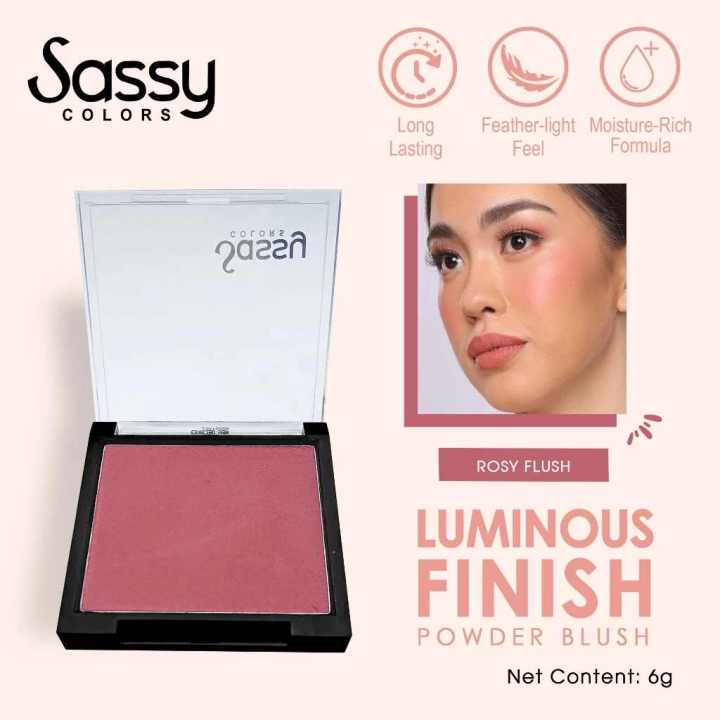 Sassy colorant radiant glow powder blush | Lazada PH