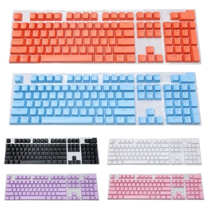【CYT】104 Keys Keycaps for Mechanical Keyboard ABS Color Backlit Keycap ...