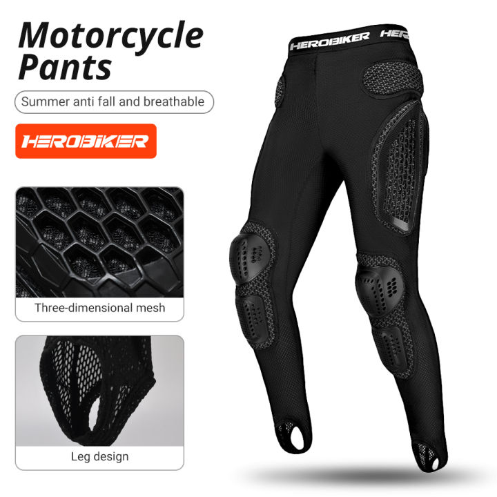 Motorcycle Pants Men's Off-Road Racing Moto Armor Pant Outdoor Riding ...