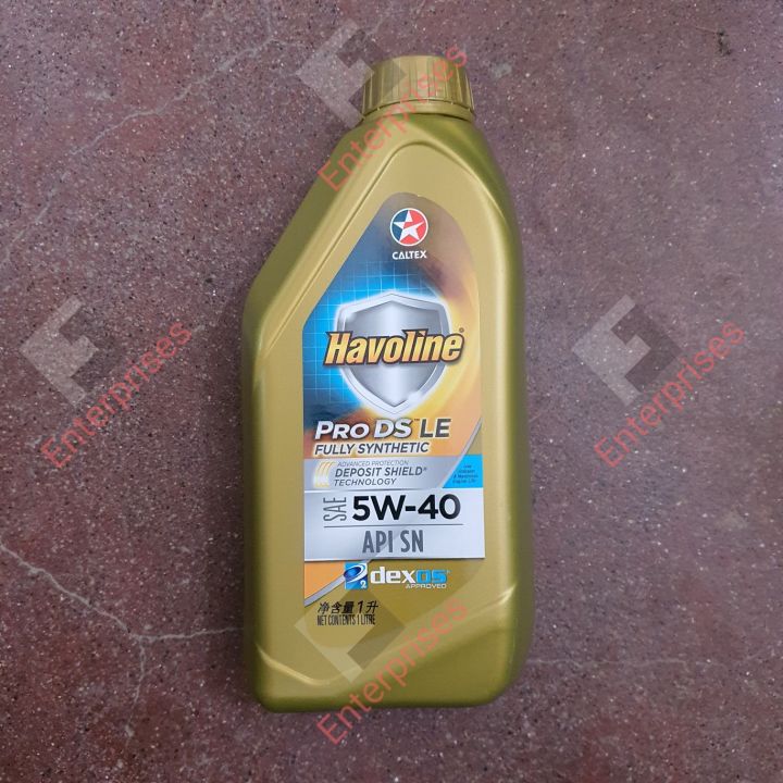 Engine oil Havoline Pro DS LE Fully Synthetic 5w-40 1L/ Havoline ...