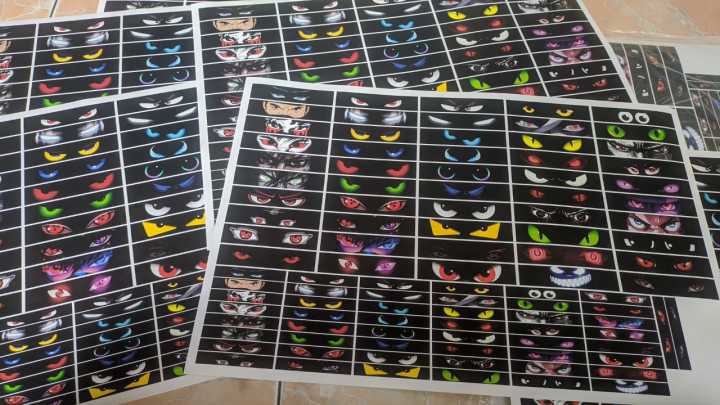 Stiker viral motif mata | Lazada Indonesia