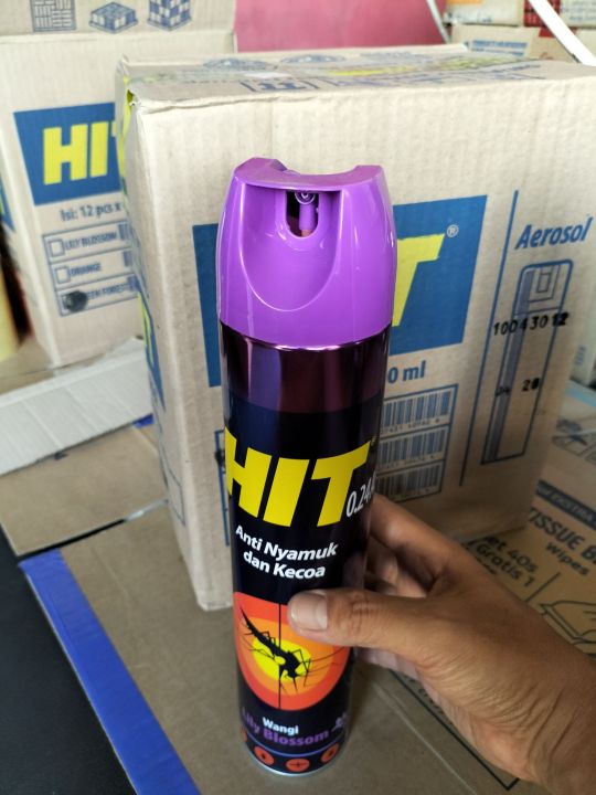 Promo HIT AEROSOL Varian LILY BLOSOM 600ML | Obat Nyamuk Semprot harga ...