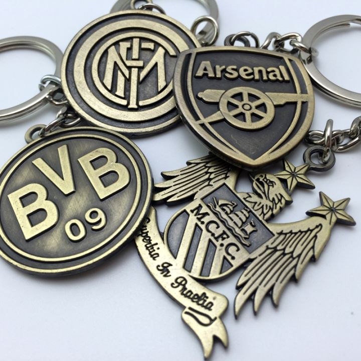 Móc Khóa Bóng Đá Treo Chìa Khóa Logo CLB Arsenal Barcelona Chelsea ...
