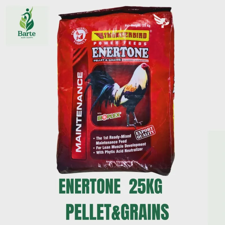 Enertone With Bioplex 25kg (Pellet and Grains) | Lazada PH