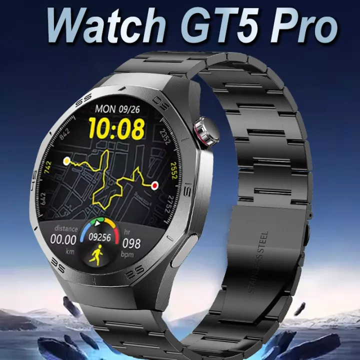 GT5 Pro GPS Motion Trajectory Smart Watch Men 466*466 AMOLED Screen ...