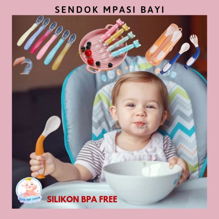 Sendok Makan Bayi MPASI Serbaguna | Lazada Indonesia