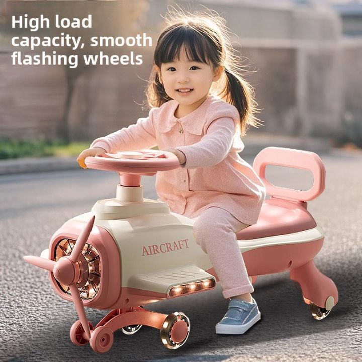 JINGDATOYS | Child Twister Ride-On 1-3 Years Old Double Rider Toy Car ...