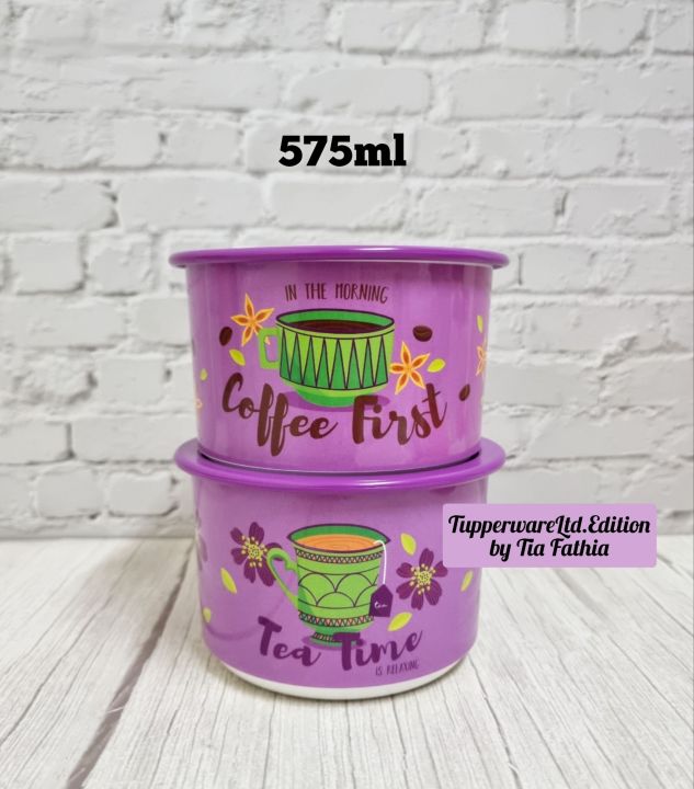 Tupperware Tea Time Canister/Coffee Canister | Lazada