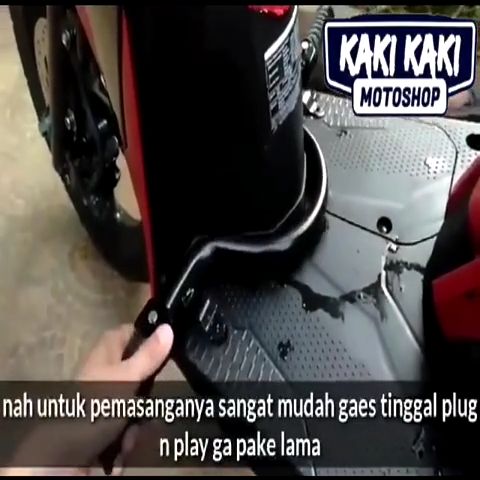 PAKET LENGKAP Step Bastep Footstep Pijakan Kaki Depan Matic Honda Beat ...