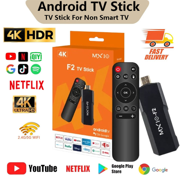 Smart TV Stick For Non Smart TV Android TV Box 8GB 128GB Google Youtube ...