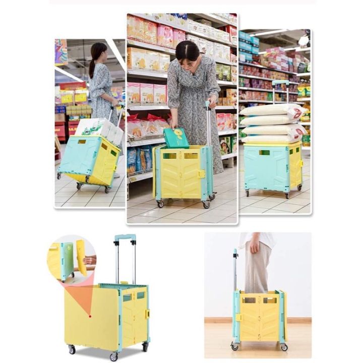 [M'sia Ready Stock] Large Size Foldable folding 4 wheels stair climber ...